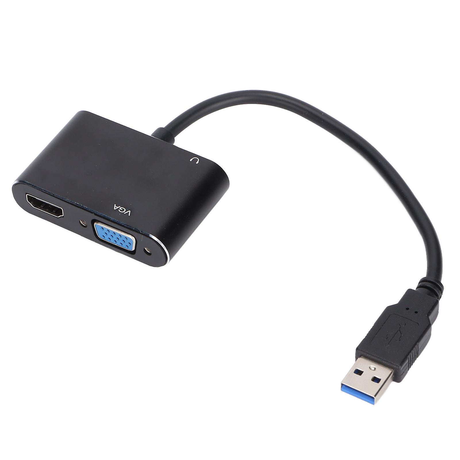 HDMI to USB Adapter 1080P Dual Screen High Definition Connection ...