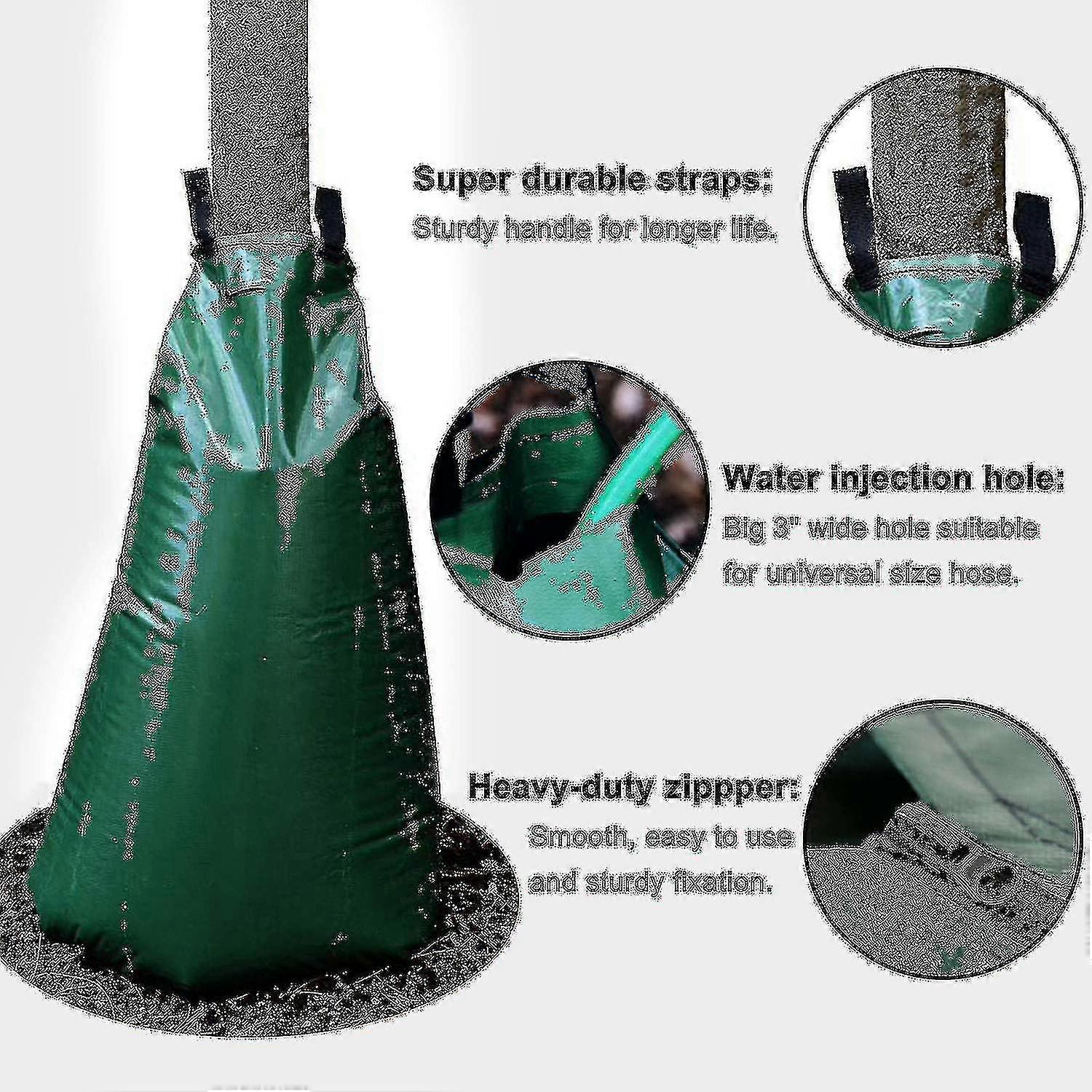 12 Pack 20 Gallon Tree Watering Bags, Reusable, Heavy Duty, Slow ...