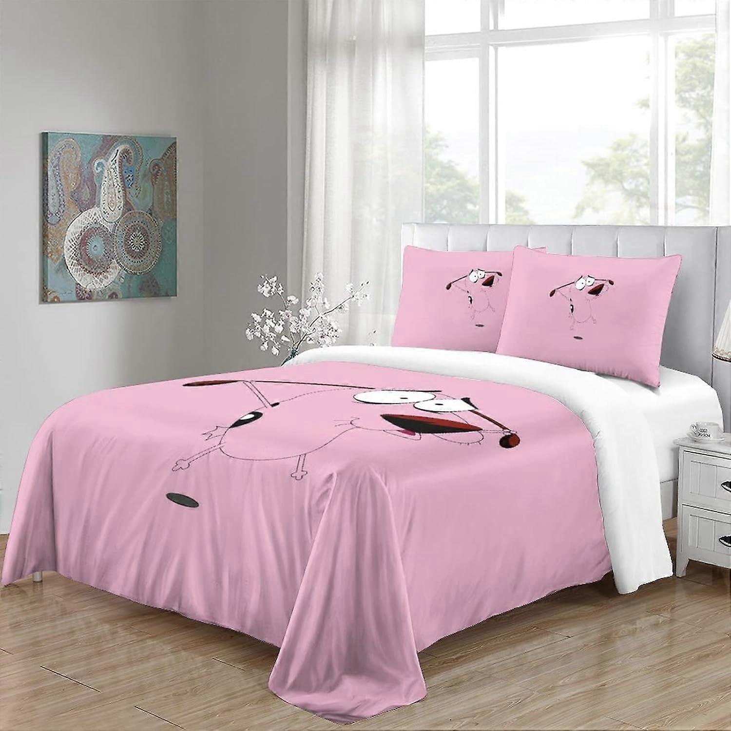 Courage The Cowardly Dog One Piece Cartoon Duvet Cover, One Piece Dog ...