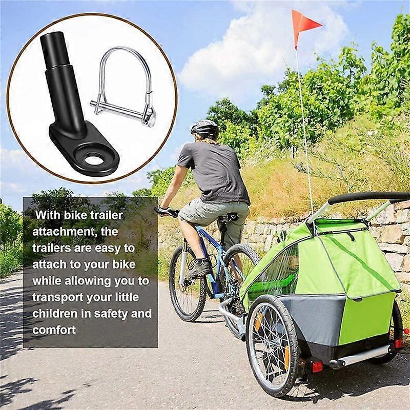 Bicycle Rear Rack Steel Trailer Hitch Universal Baby/Pet Car Hitch ...