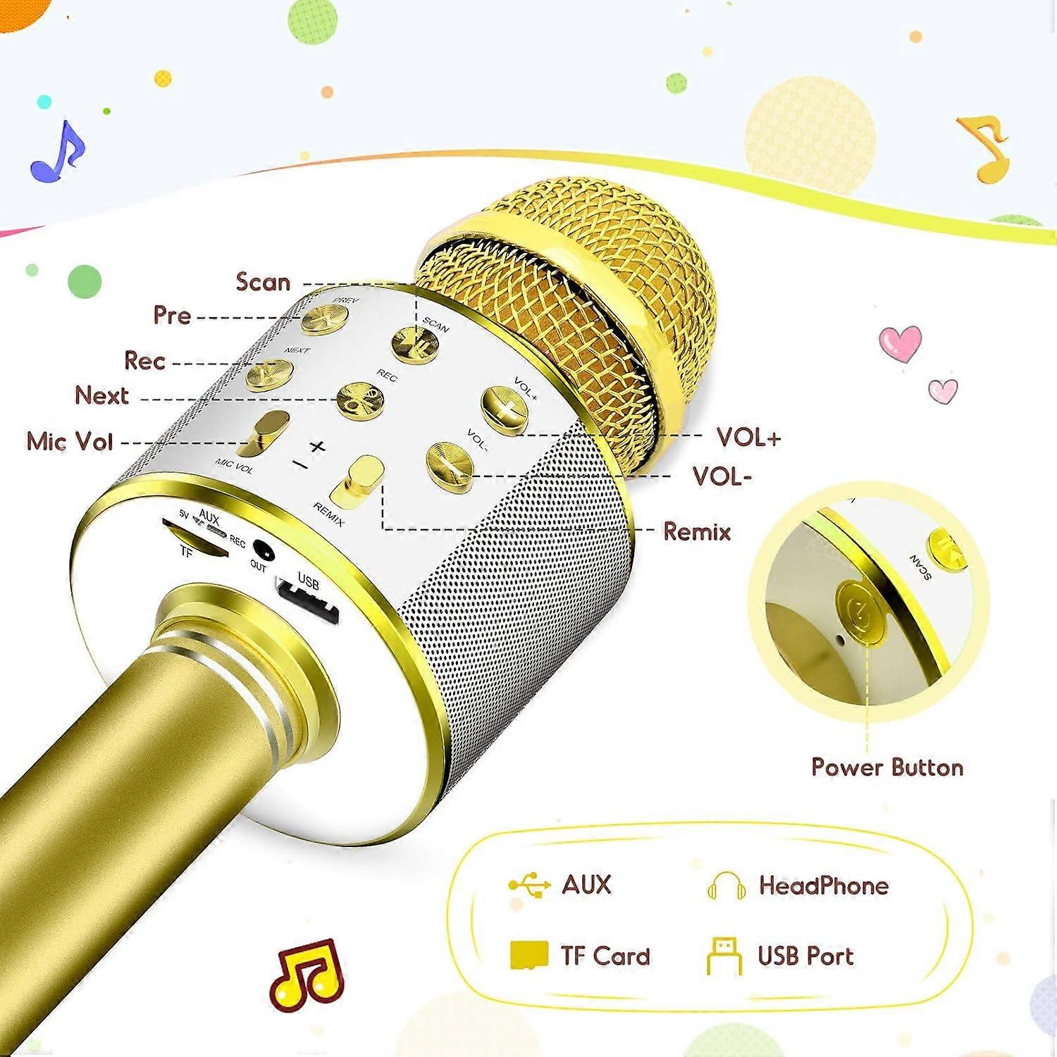 Fun Toys For 3-12 Year Old Girls, Microphone For Kids Karaoke ...