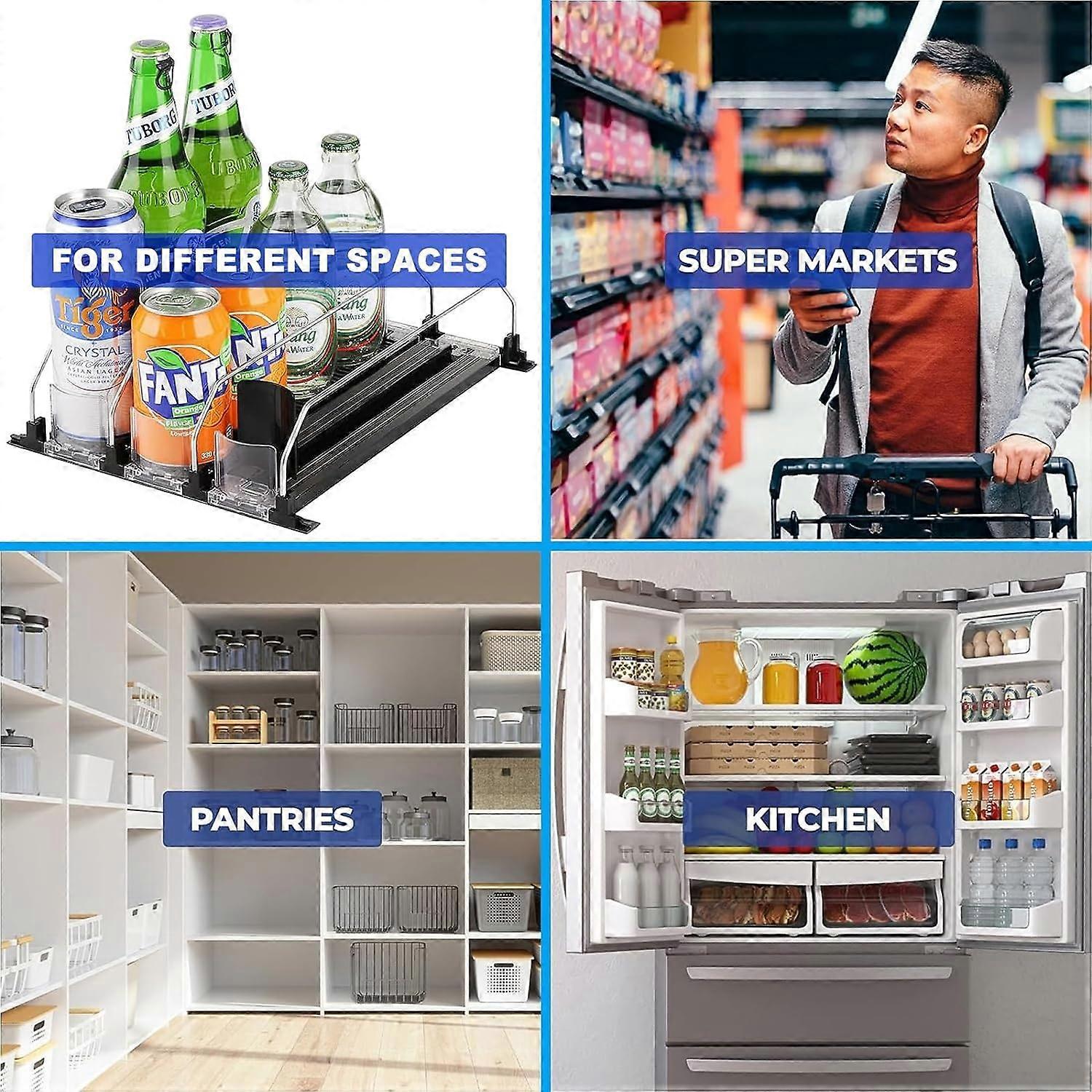 Automatic Can Dispenser Fridge Can Dispenser with Automatic Pusher ...