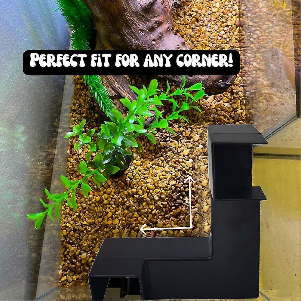 Aquarium Underground Corner Tunnel,Fish & Shrimp Hideout for Aquariums ...