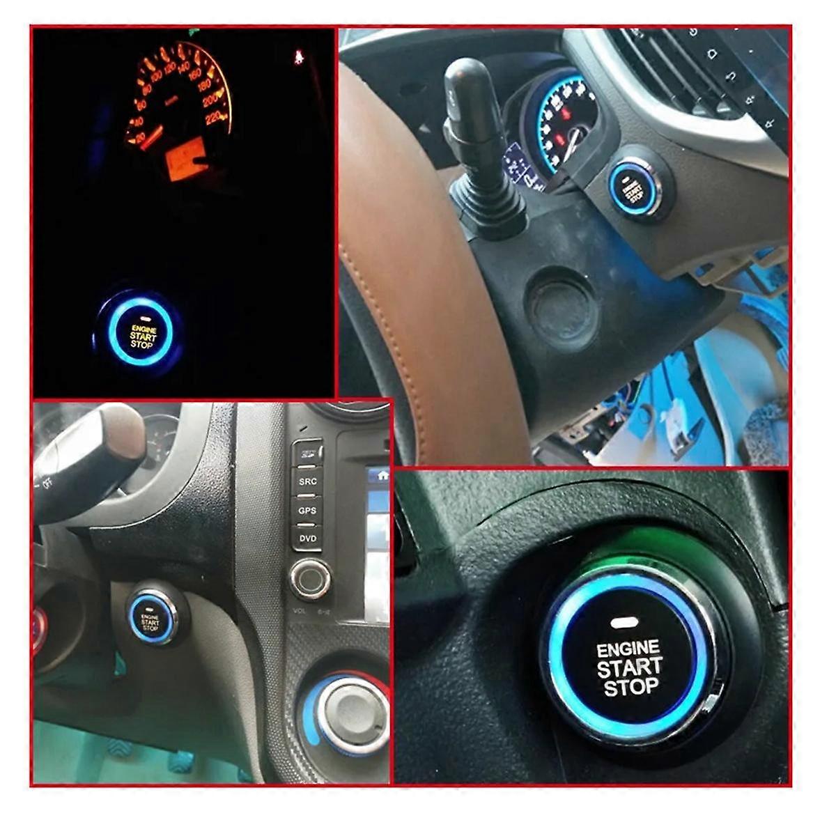 Mobile Phone Remote Control Start Car Autostart Engine 1 Button Start ...