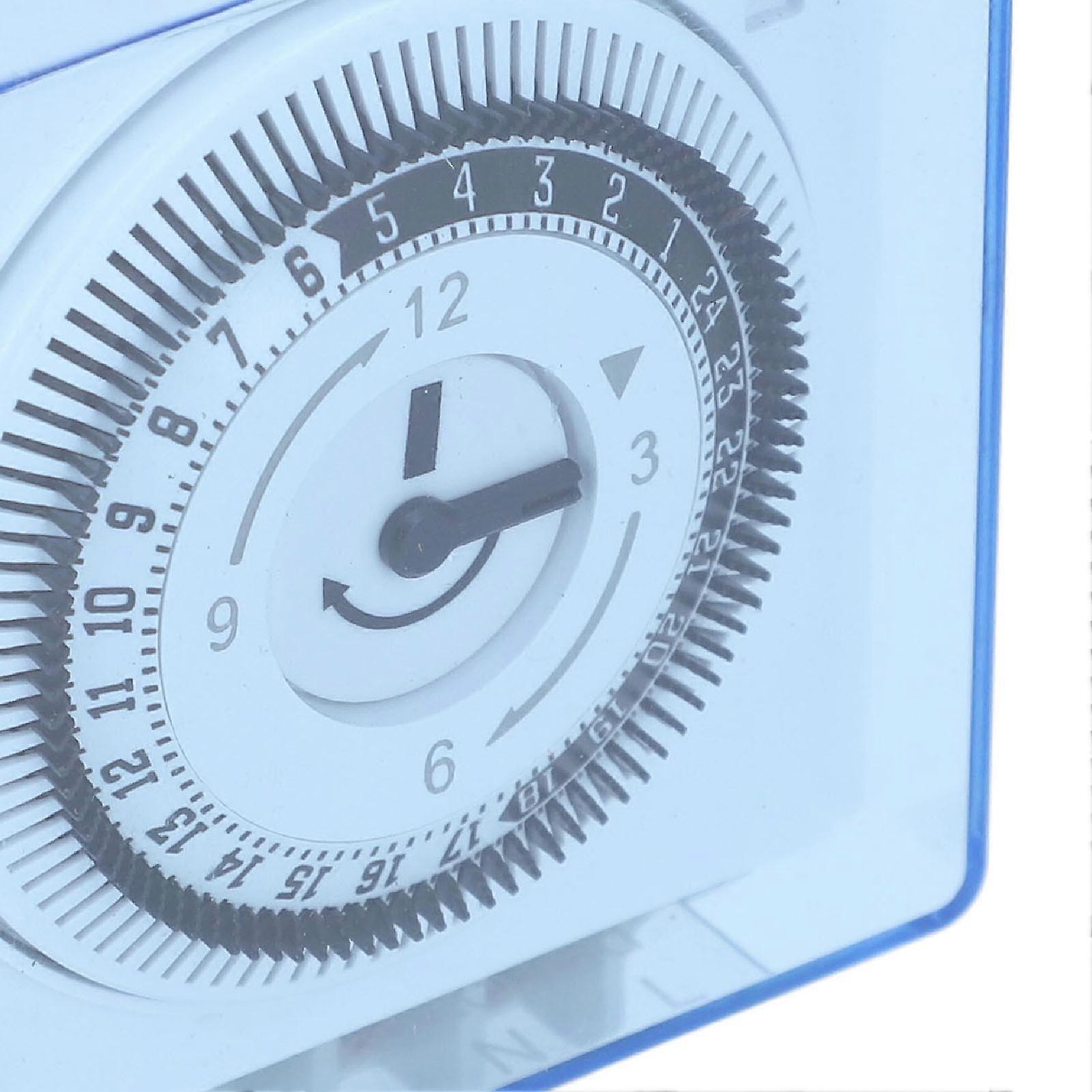 24 Hour Mechanical Time Switch Automatic Power Off Quick Connect Timer ...