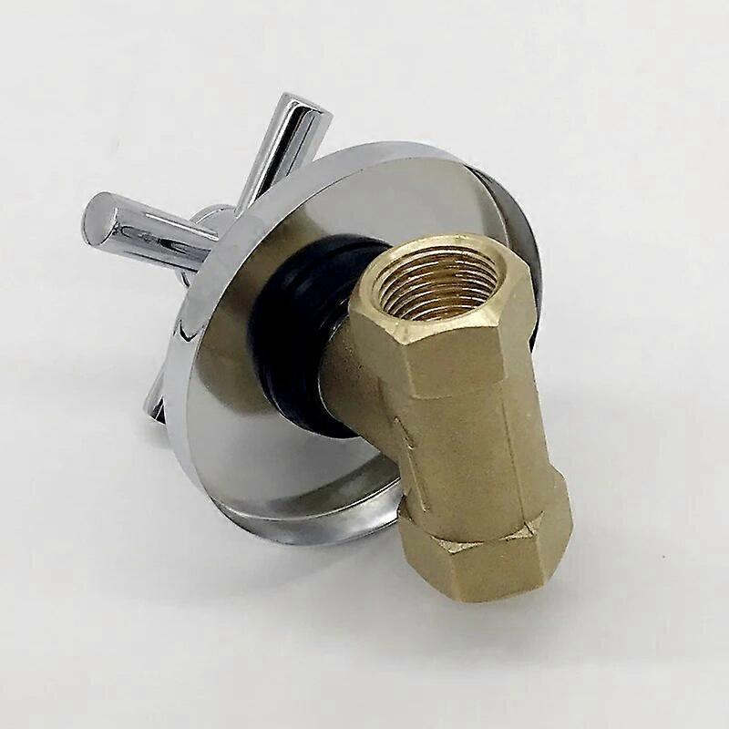 Copper Bathtub Faucet Valve 3/4 1/2 Bathroom Shower Valve Cold Water ...