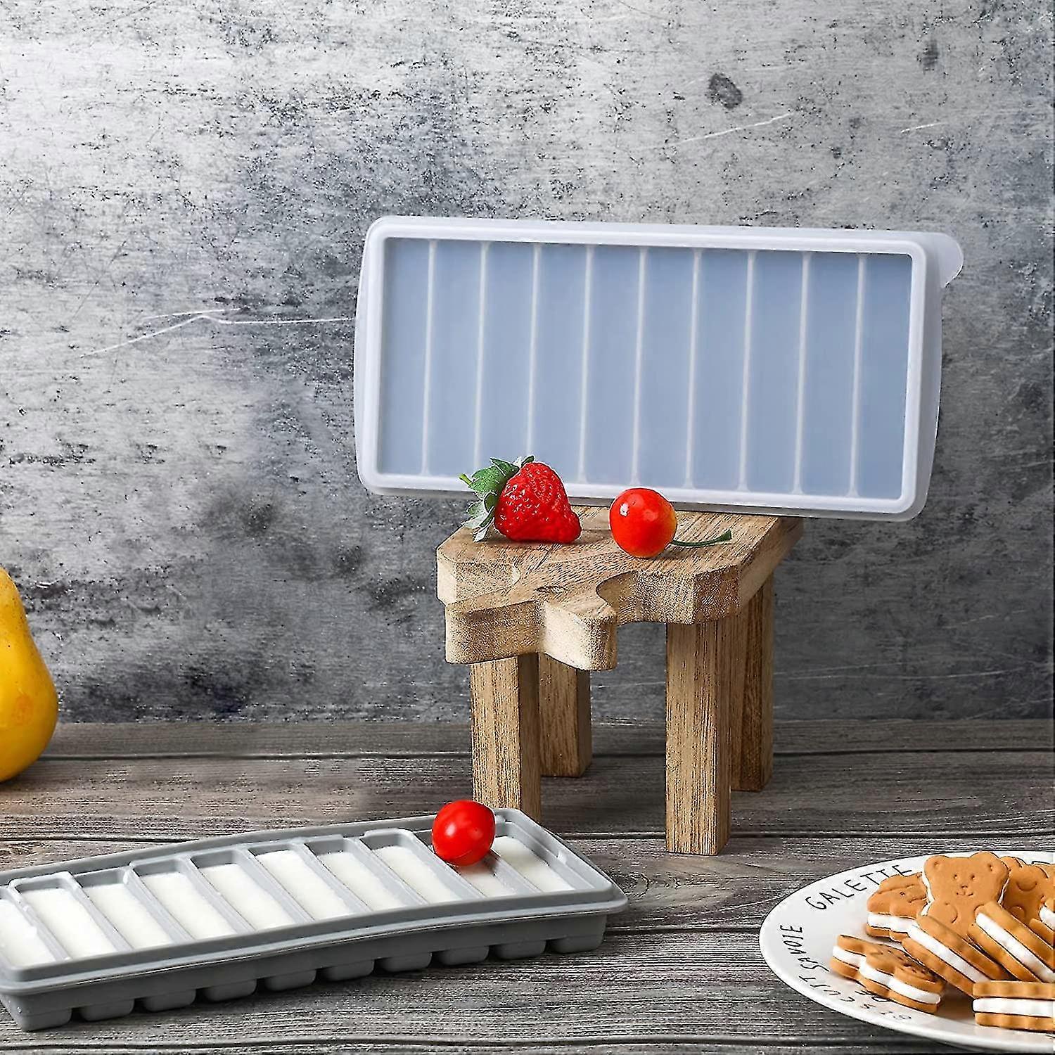 2 Pieces Milk Trays Breastmilk Freezer Tray Organizer Ice Trays For ...