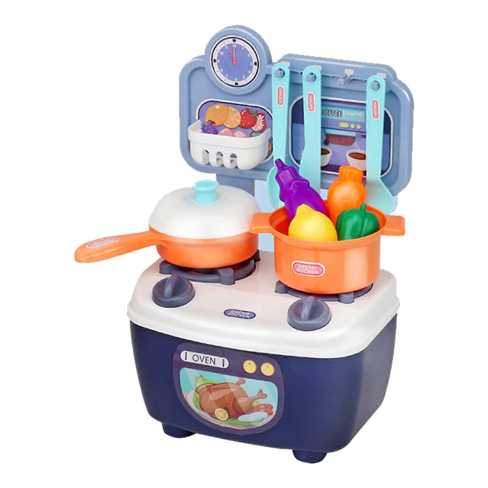 Kitchen Play Set With Accessories- Mini Kitchen Set - Indoor Games ...