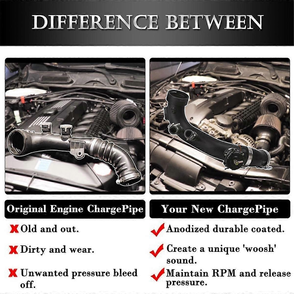 Car Turbo Charge Pipe Silicone Boot Air Intake Upgrade Kit for N54 E88 ...