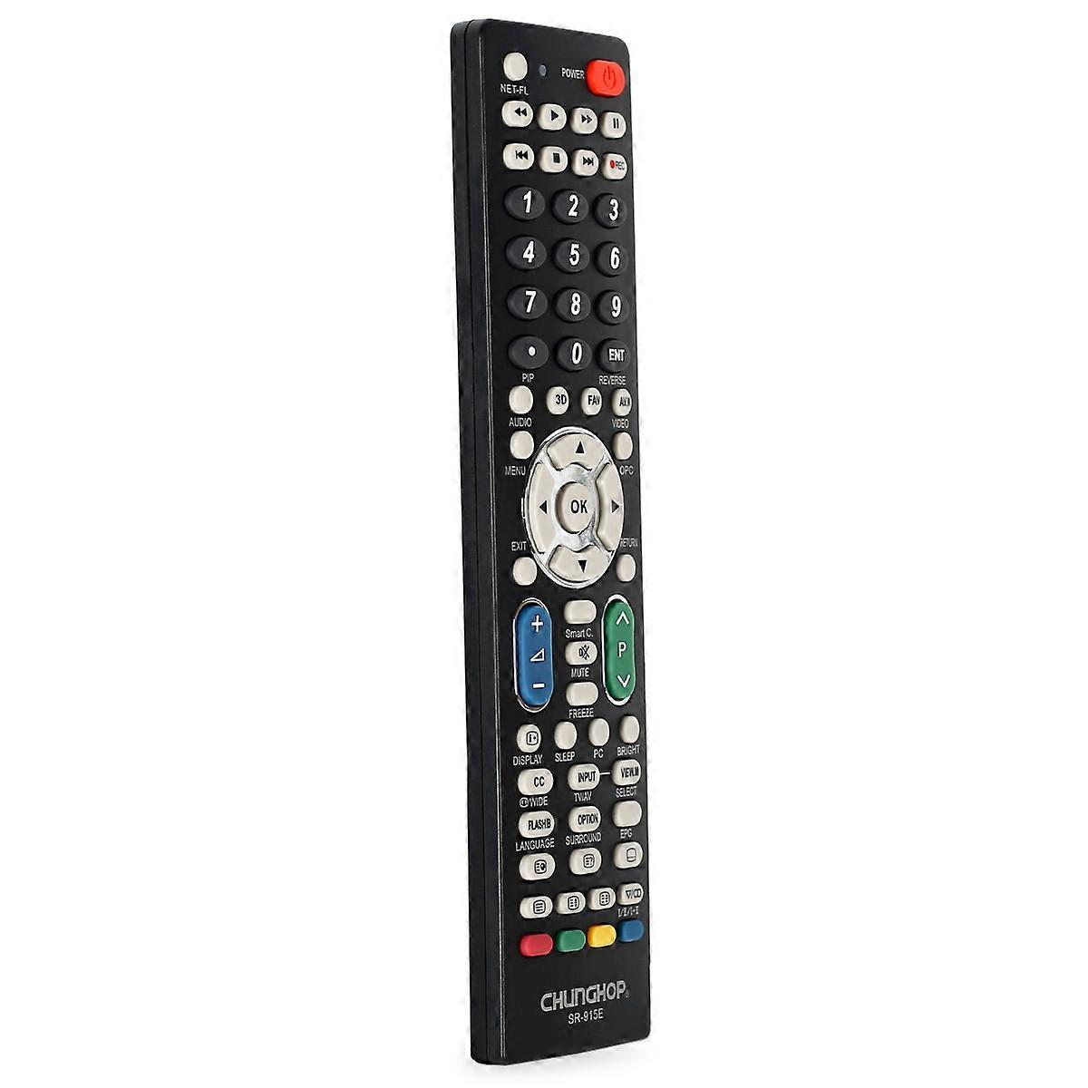 Chunghop SR-915E Remote Control Universal for Sharp LCD TV GA666WJSA ...