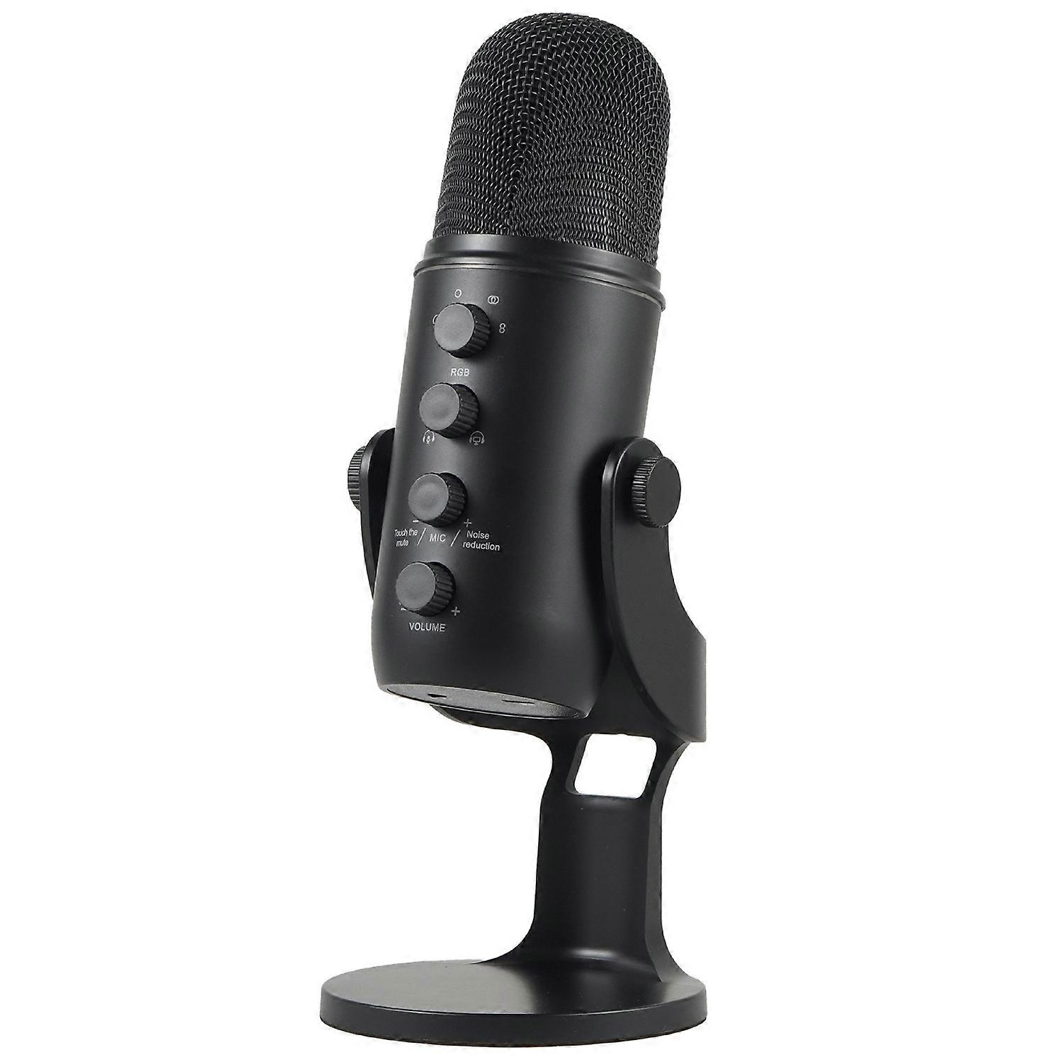 SM-20 Professional Noise Reduction Desktop Microphone USB Condenser Mic ...