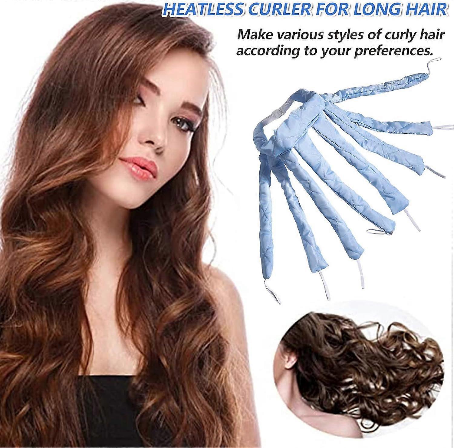 Octopus Hair Curlers, Heatless Curls Heatless Hair Curlers, Heatless ...