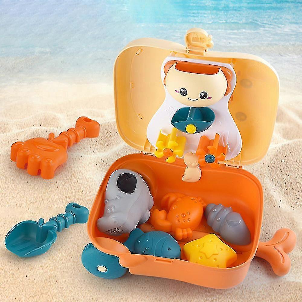 Beach Sand Toy Set With Storage Suitcase Water Toy Set For Children ...