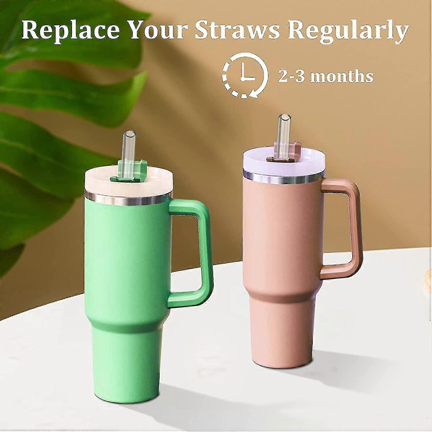 Replacement Straws For Stanley 40 Oz 30 Oz Cup Tumbler -6 Pcs Straws Replacement For Stanley ...