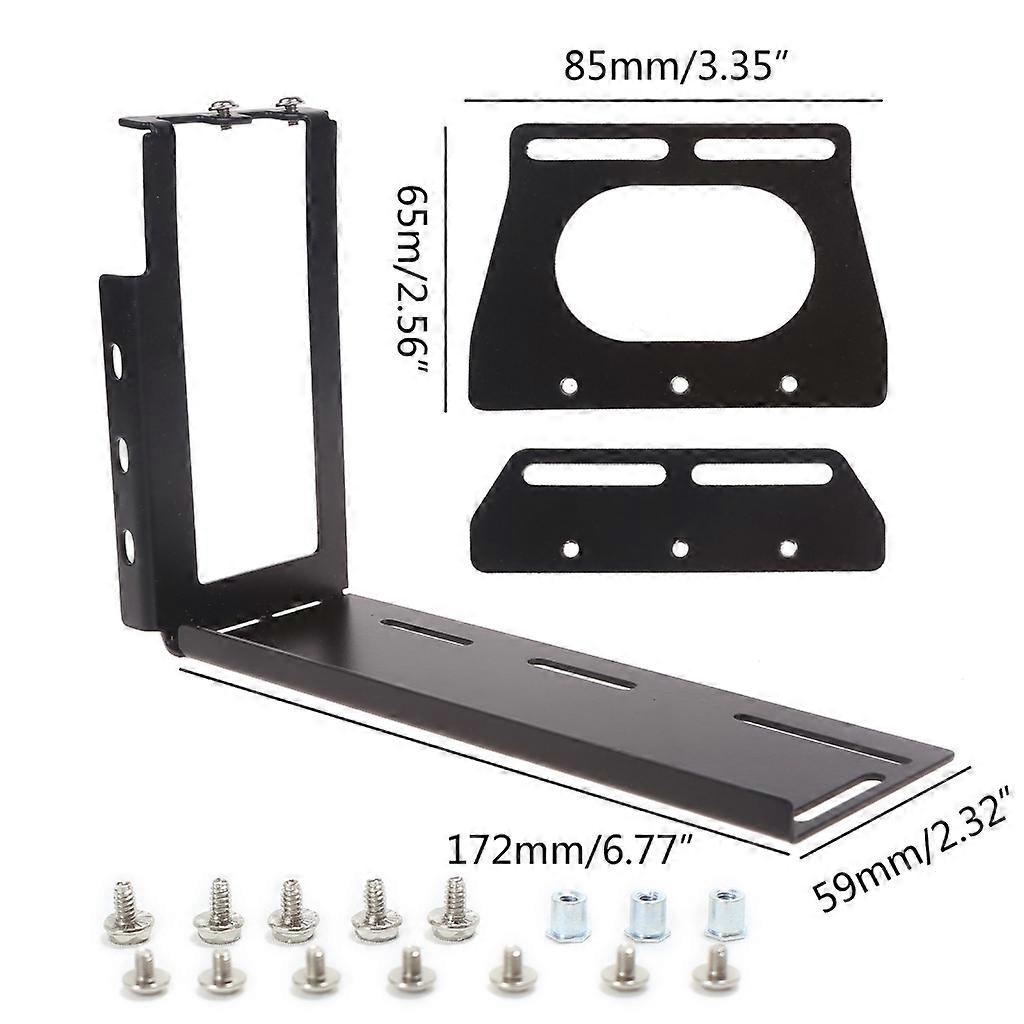 DIY Metal Graphics Cards Vertical Bracket Riser PCI for Express Stent ...