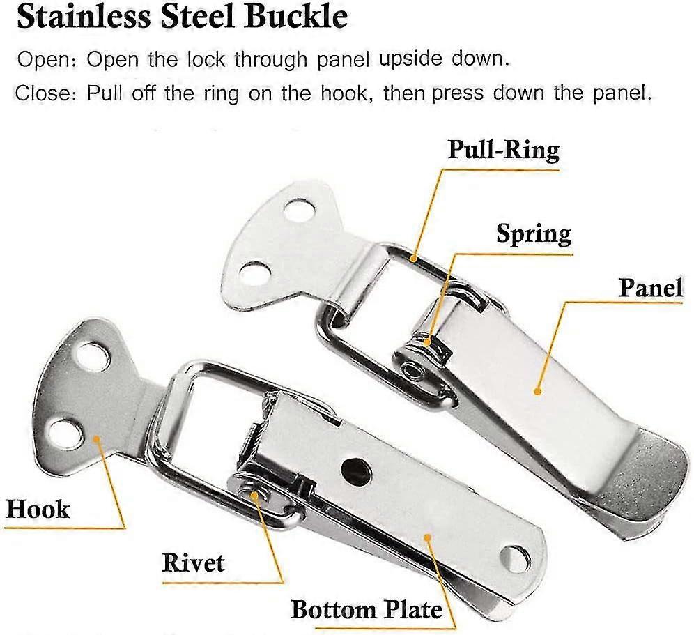 Stainless Steel Tension Clasp With Screws Lever Clasp, Spring Toggle ...