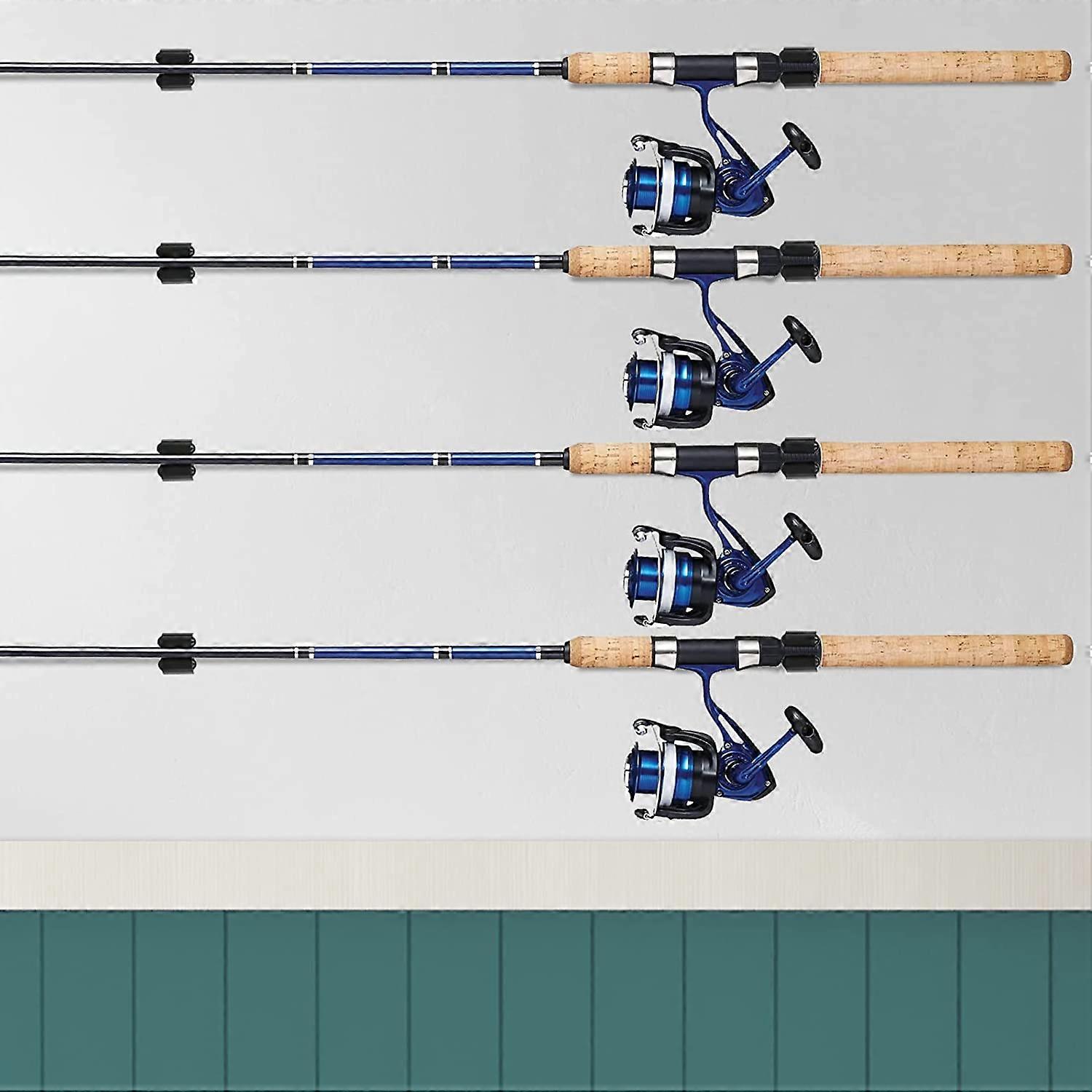 20 Pack Fishing Rod Holder Clips0.62", Wall Mounted Fishing Pole Holder ...