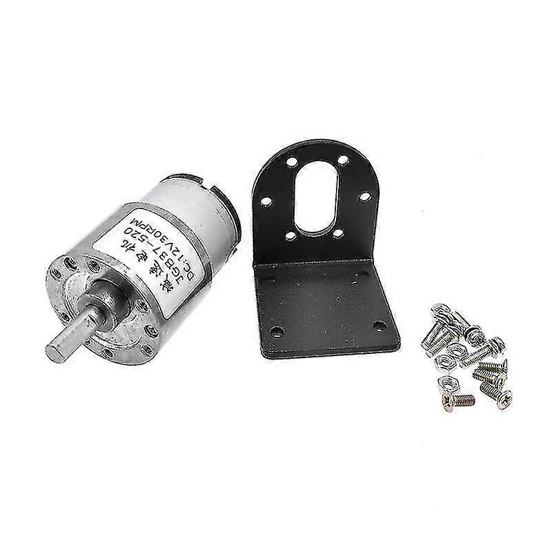 Jgb37-520 12v 24v High Torque Gear Box Electric Motor New Gearmotor 5/10/20/30/45/60/100/200/300 ...