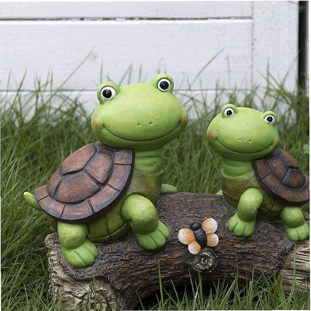 2024 Turtle Garden Statue Solar Turtle Figurine Led Animal Sculpture ...