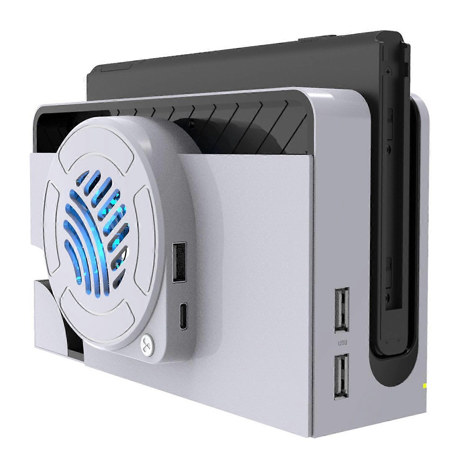 Type A TOPWOLF For Nintendo Switch OLED Dock Cooling Fan Game Console ...