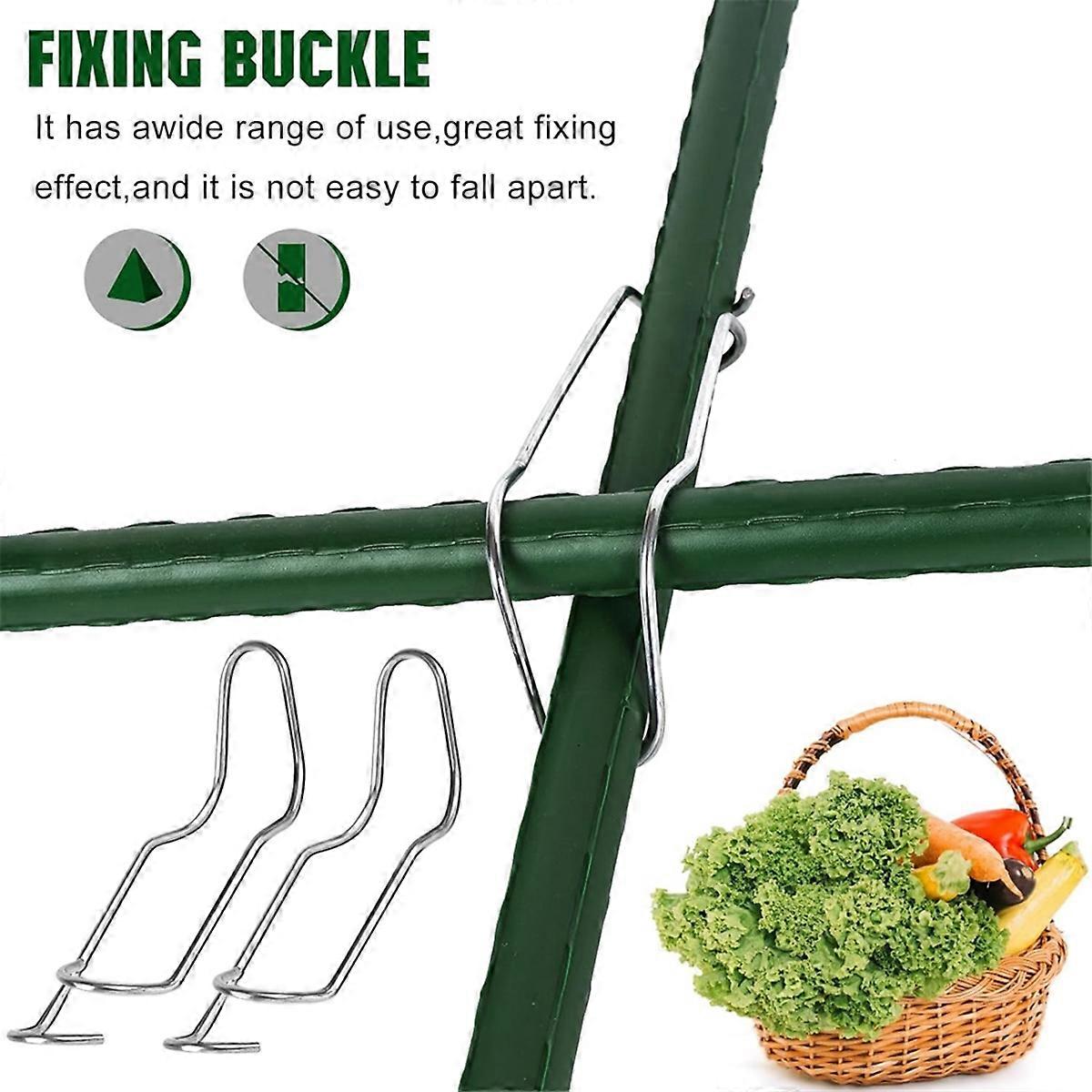 50PCS Plant Trellis Connecting Buckles,Garden Stakes Trellis Clips for ...