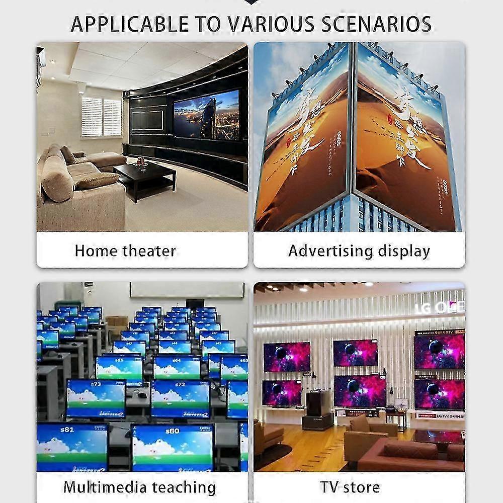 8 Port RCA Composite Audio Video AV 8-Way Switch Selector Switcher ...