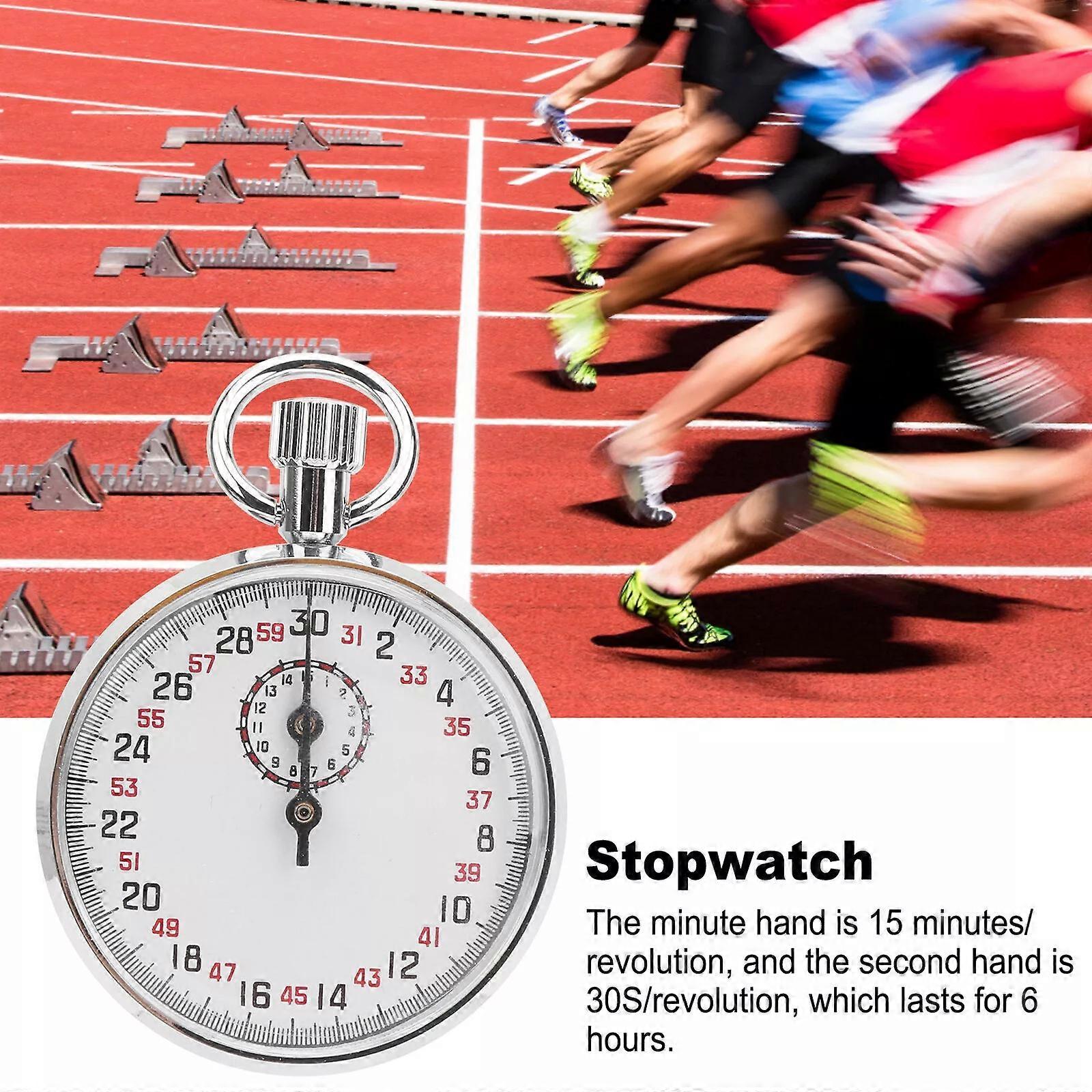 Chronograph Portable Teaching Aid Mechanical Stopwatch Professional ...