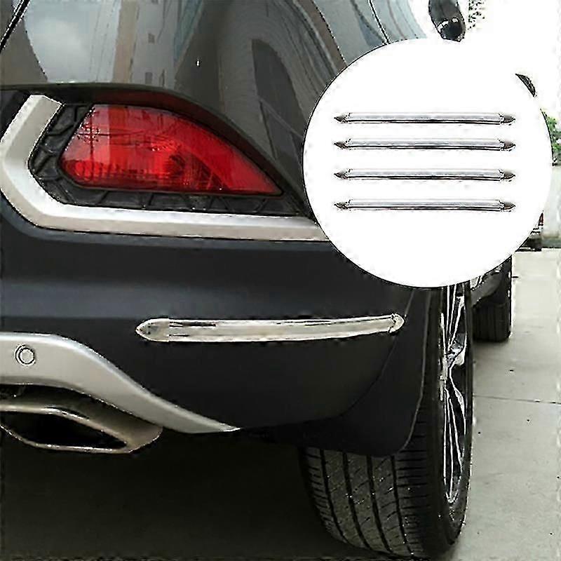 4pcs Car Edge Anti-collision Strip Bumper Protector Protective Guard ...