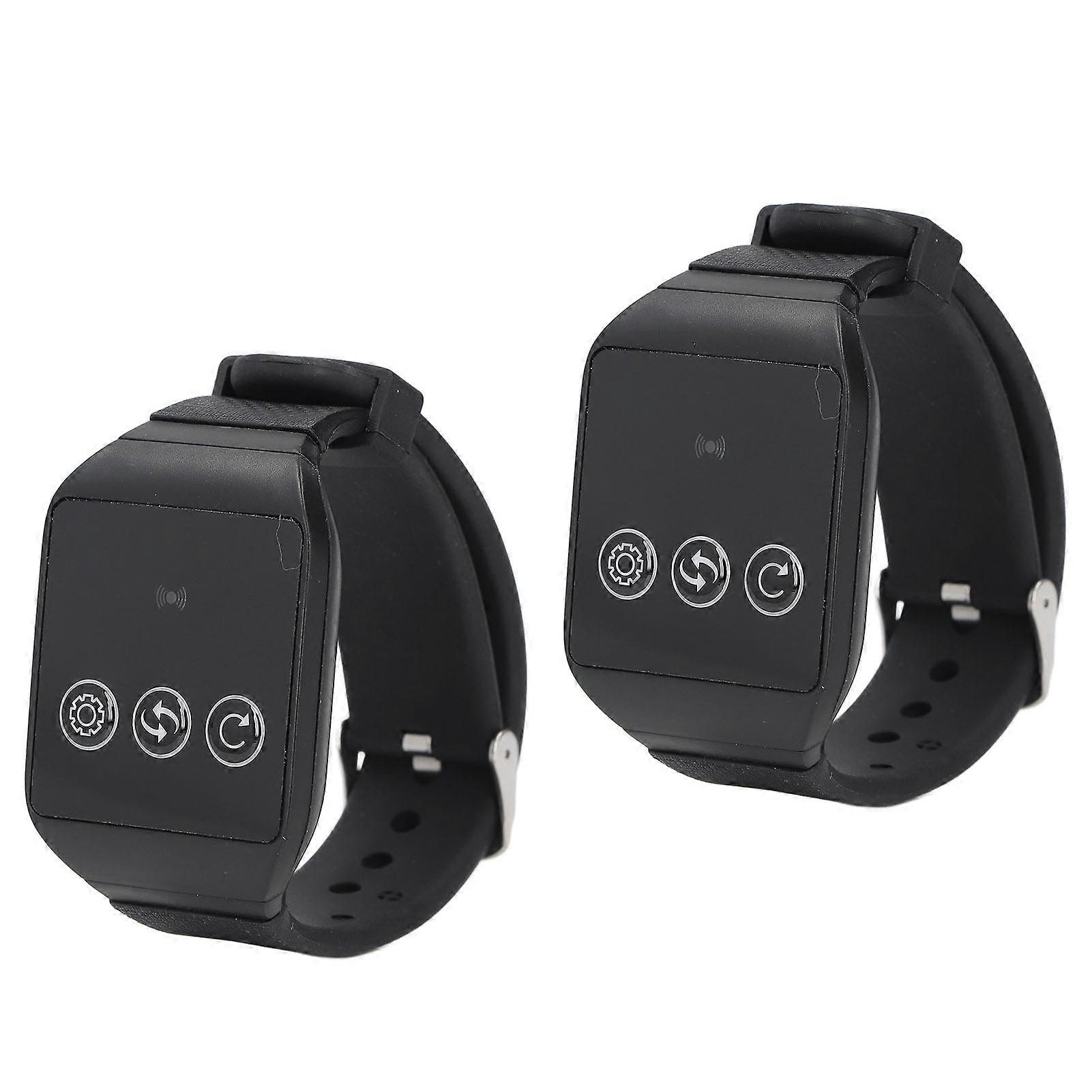 Service 2 Watch Receiver and 1 Button Pagers Wireless Calling System ...