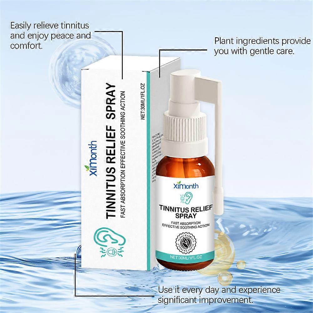Tinnitus Relief Spray, 30ml Tinnitus Relief for RingingEars,Tinnitus ...