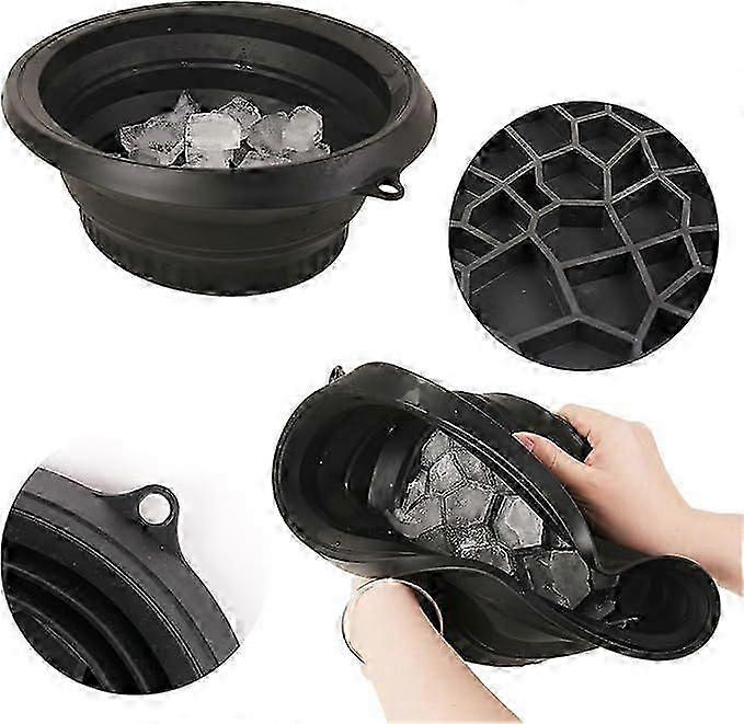 Foldable Ice Bath Face Bowl Facial Cold Plunge Ice Folding Basin Wash ...
