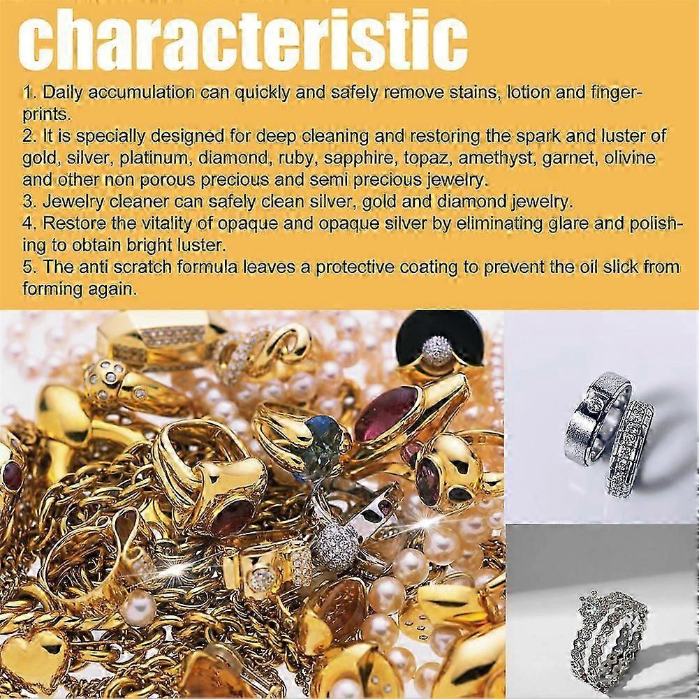 100ml Ultrasonic Solution Jewelry Cleaning Liquid Glasses Lens Watch ...