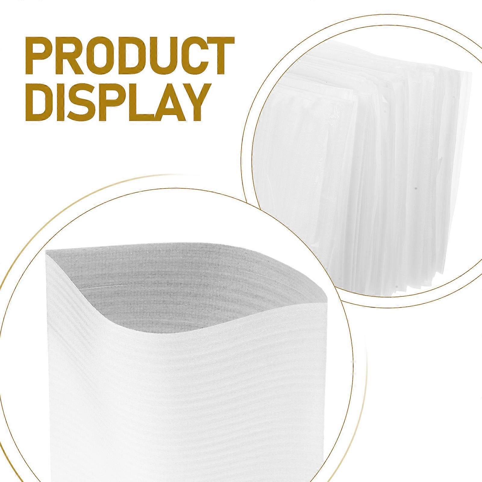 Foam Packaging Foam Wrap Bag for Storage 500Pcs White Material