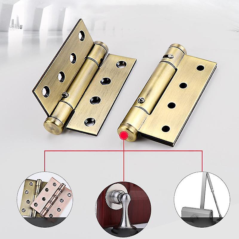Spring Hinge Invisible Door Self-closing Buffer Damping Hinge Automatic ...
