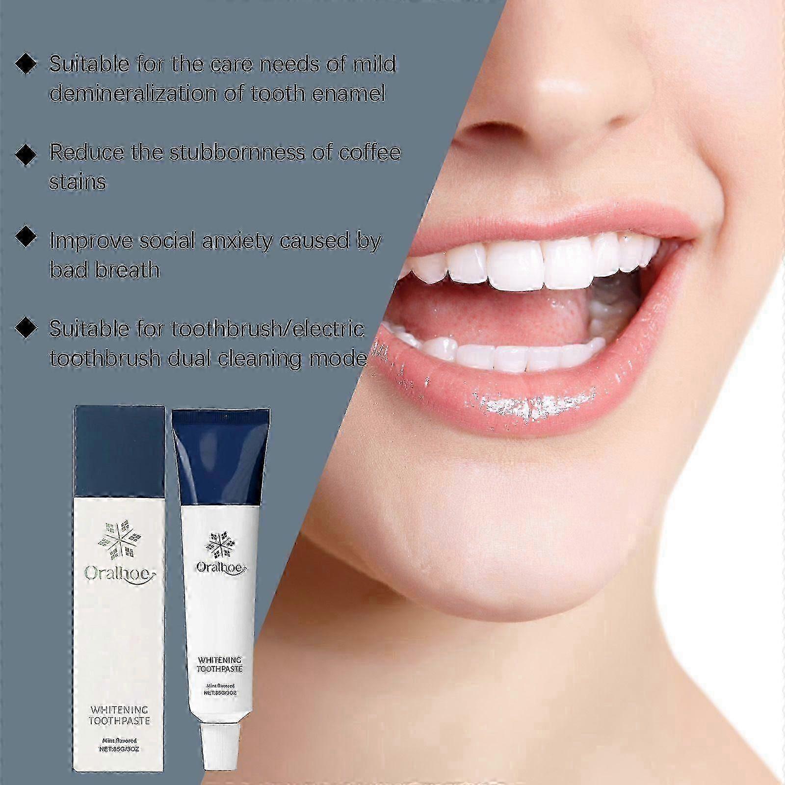 Snow Nano Hydroxyapatite Whitening Toothpaste - Oral Care with Mint ...