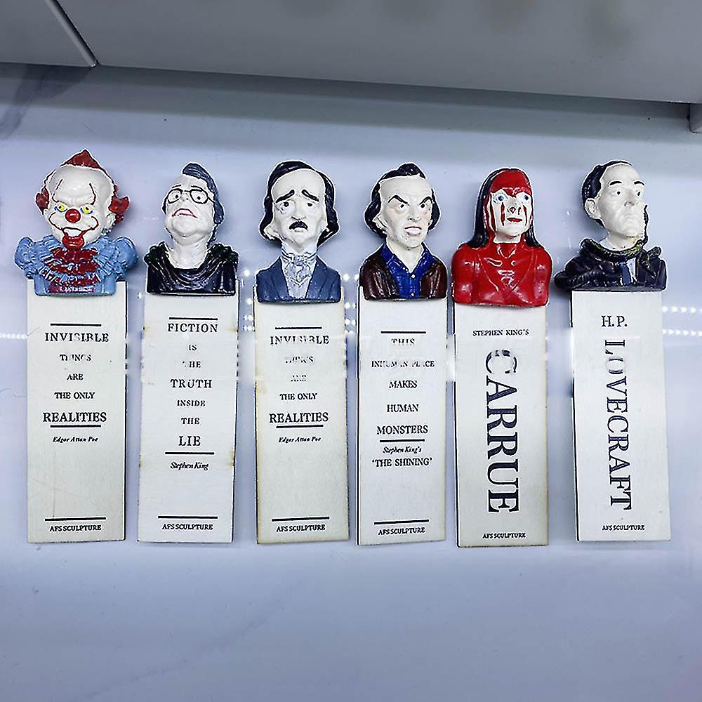 Horror Bookmarks With Character Statues Resin Creepy Bookmarks | Fruugo UK