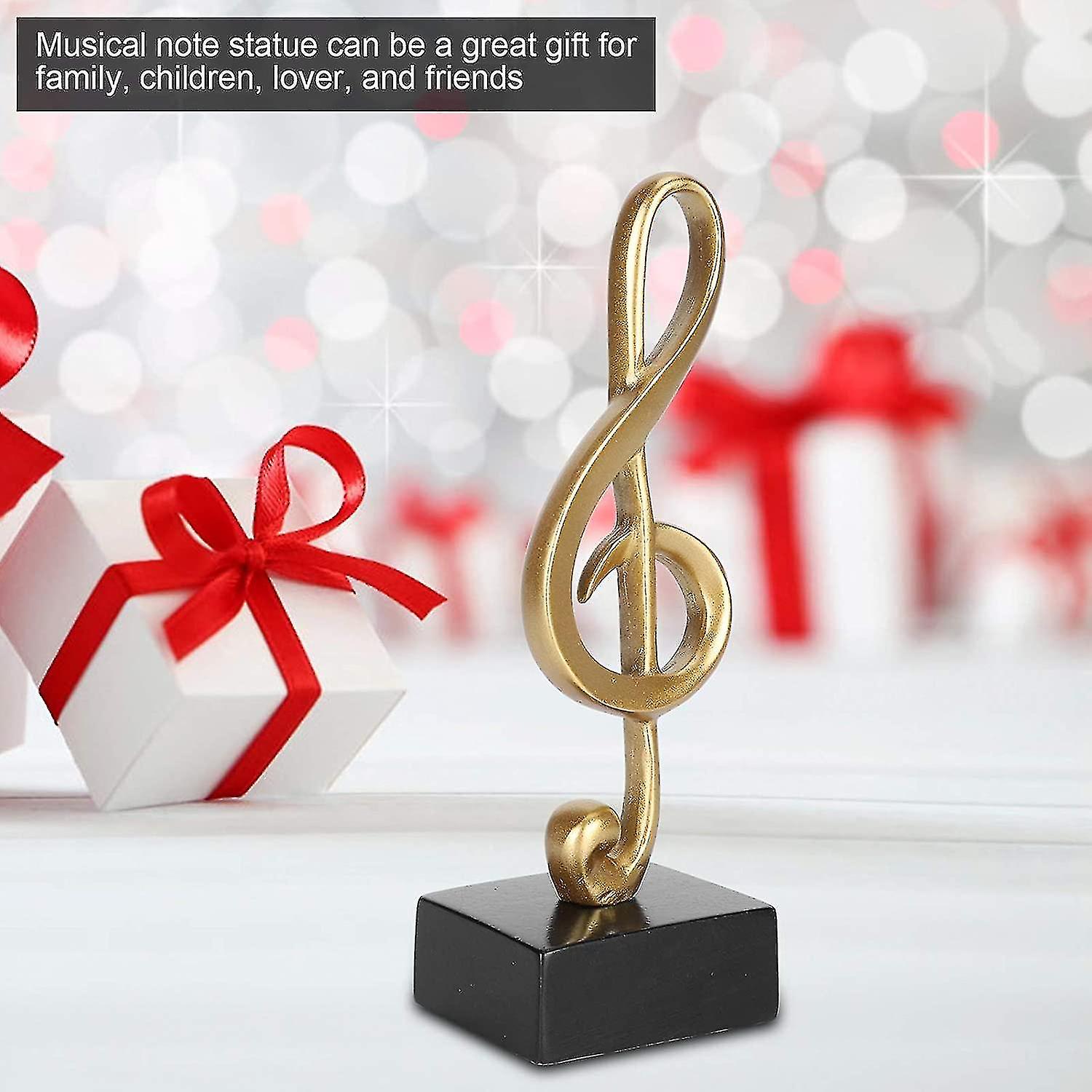 Musical Note Statue, Resin Musical Decoration Sculpture Musical ...