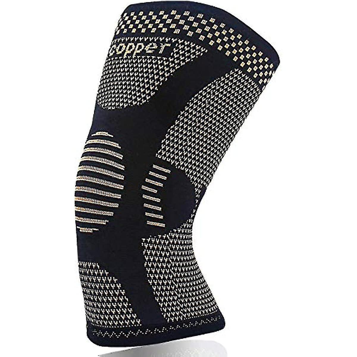 Koperen knieondersteuning voor vrouwen en mannen-compressie kniebrace ...