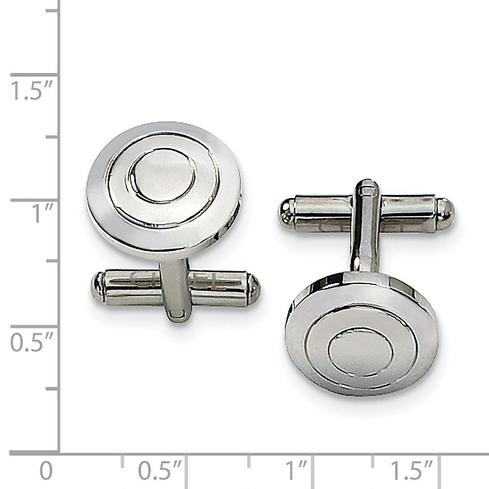 Stainless Steel Polished Cuff Links Measures 15x15mm Wide Jewelry Gifts ...