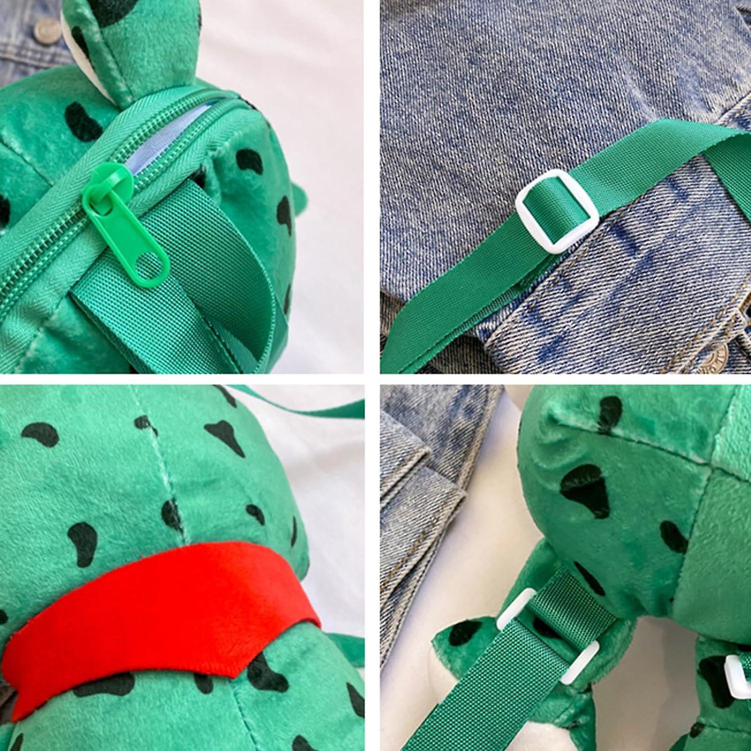 Frog Shaped Plush Bag, Cute Animal Backpack for Kids, Cartoon ...