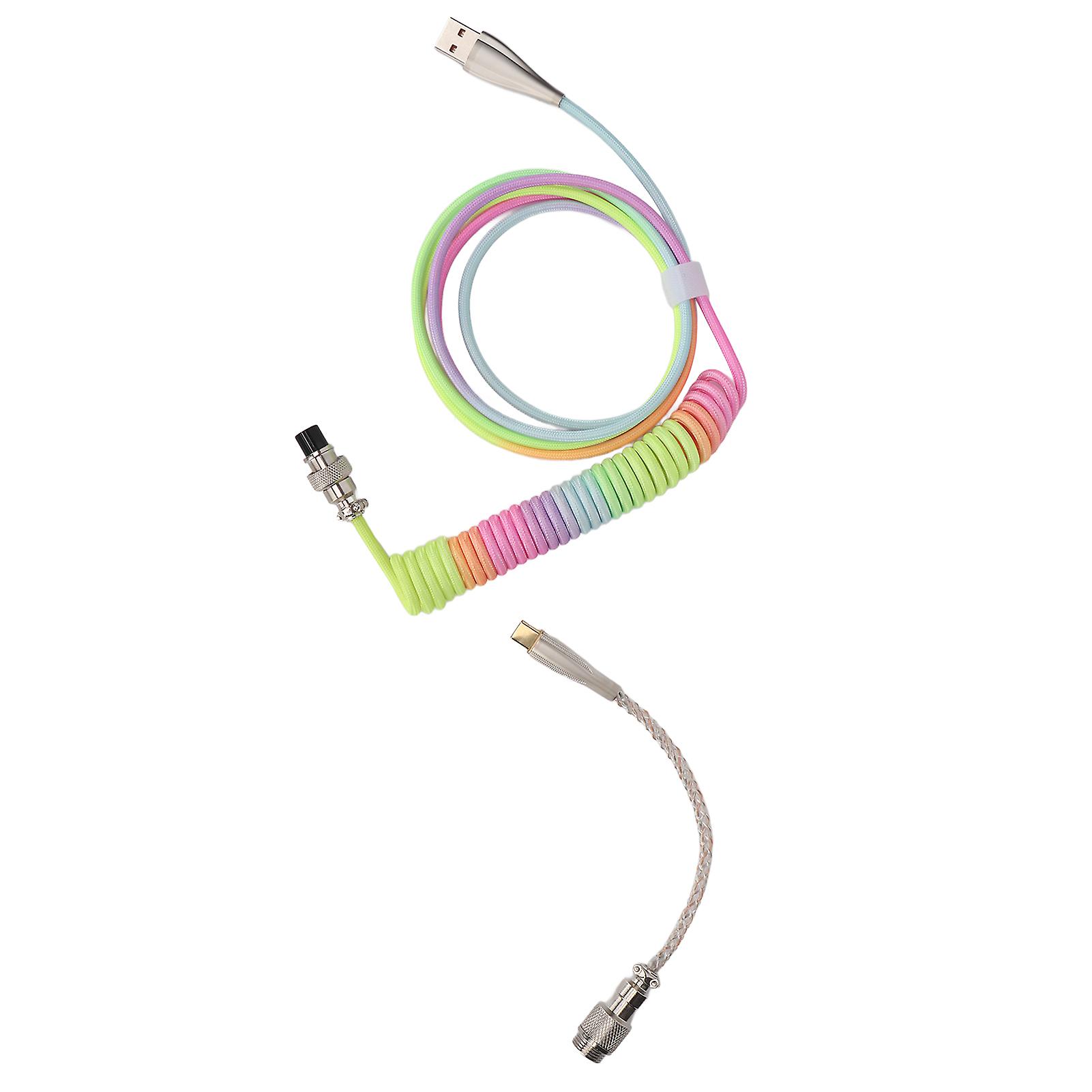 Custom Mechanical Gaming Keyboard with RGB Luminous Gradient Color ...