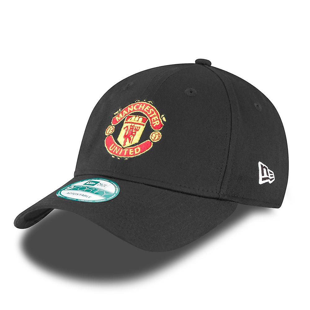 New Era Mens 9Forty Adjustable Curve Brim OSFA Cap ~ Manchester United ...
