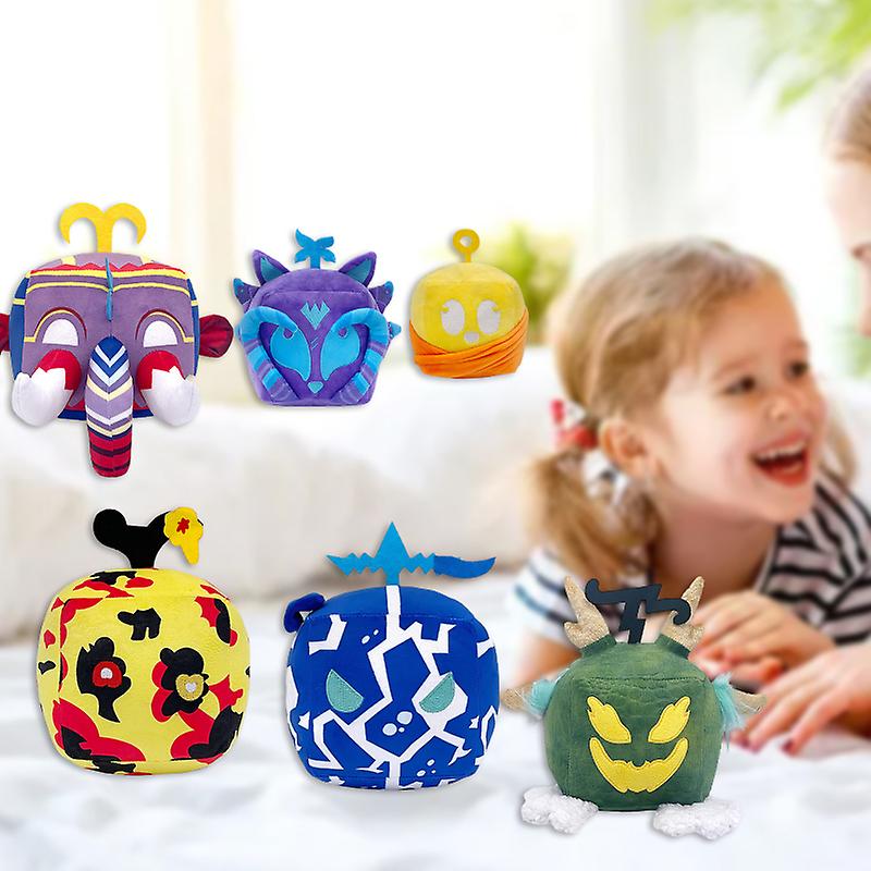 Cartoon Box Plush Toy Game Inspired Fox Dragon Earthquake Magma Plushie ...