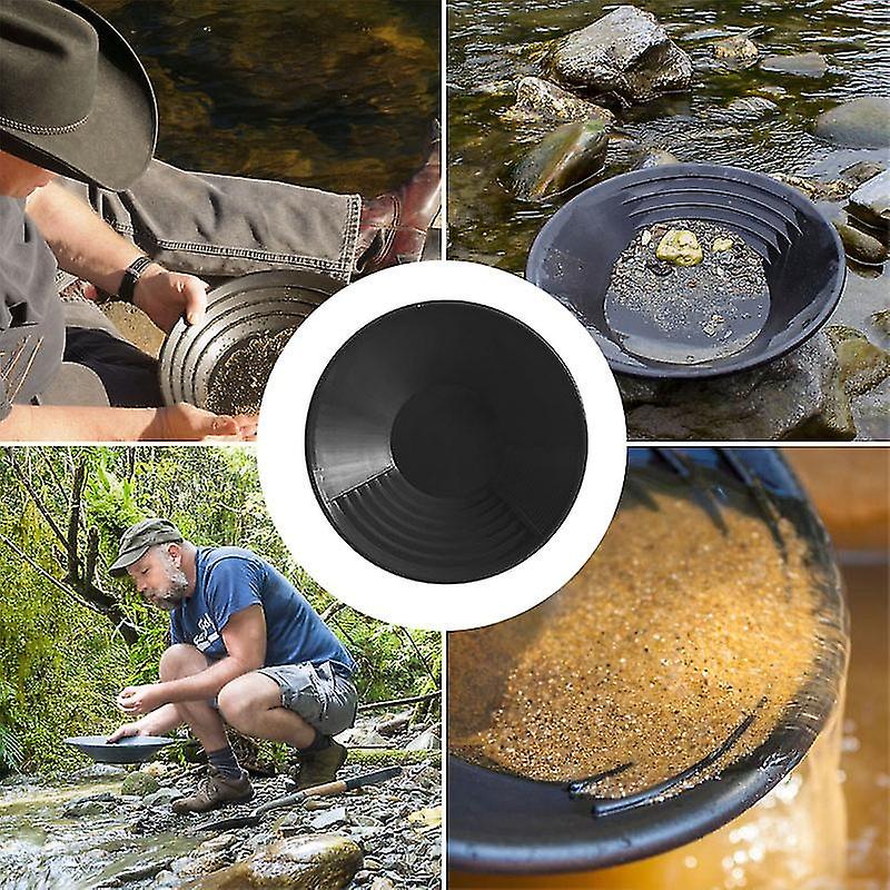 Gold Pan Basin Nugget Mining Dredging Prospecting Sifting Panning Tool ...