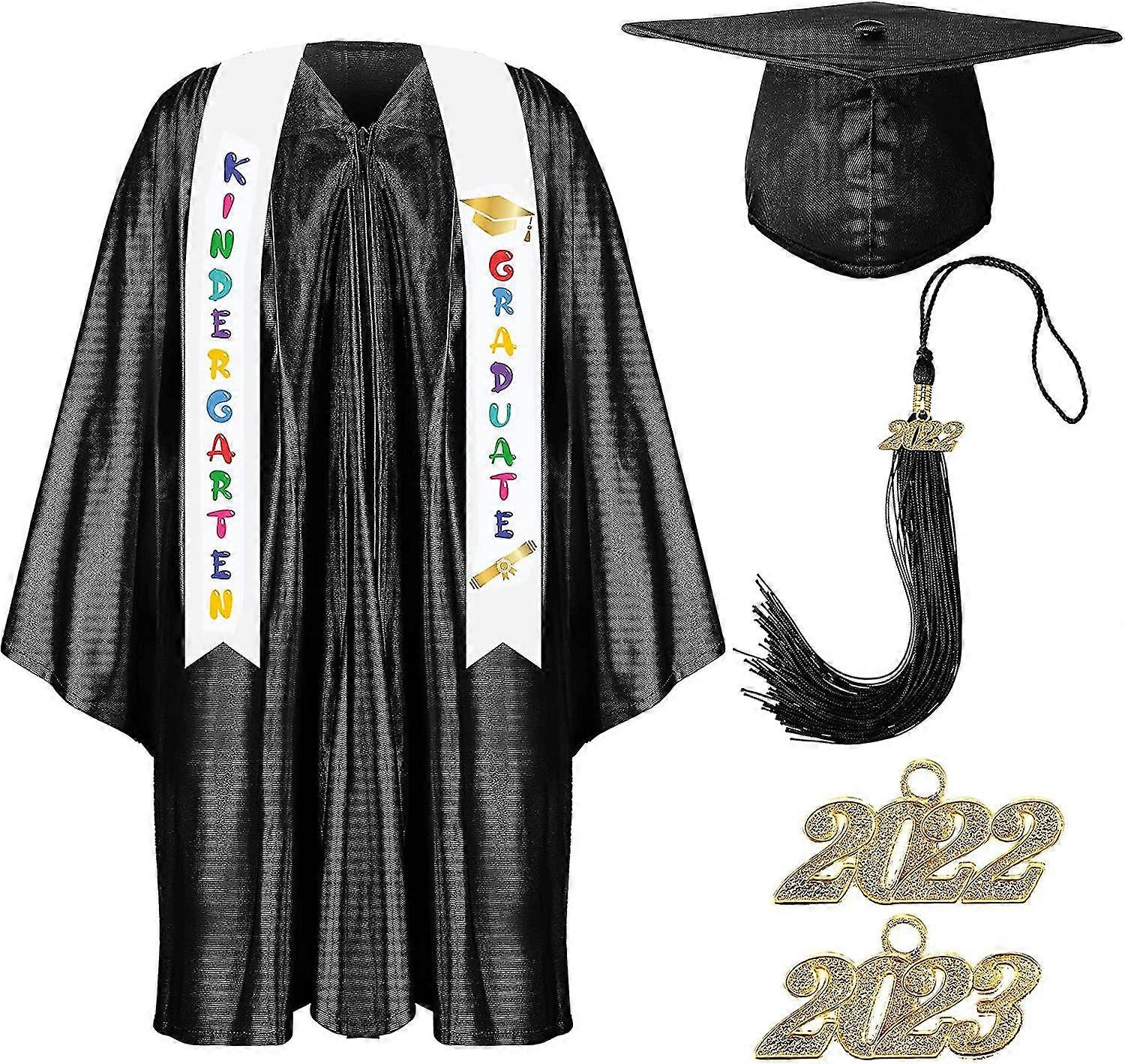 Children`s Preschool And Kindergarten Graduation Gown Cap Tassel Set ...