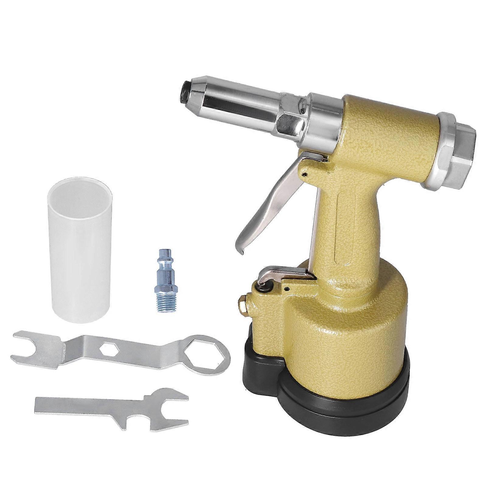 Pneumatic Riveter Short Cylinder Air Rivet Gun Hydraulic Riveting Tool ...