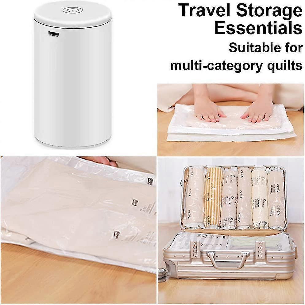 Vacuum Sealer Reusable Pocket Clothes Packaging Suction Sealing Device ...