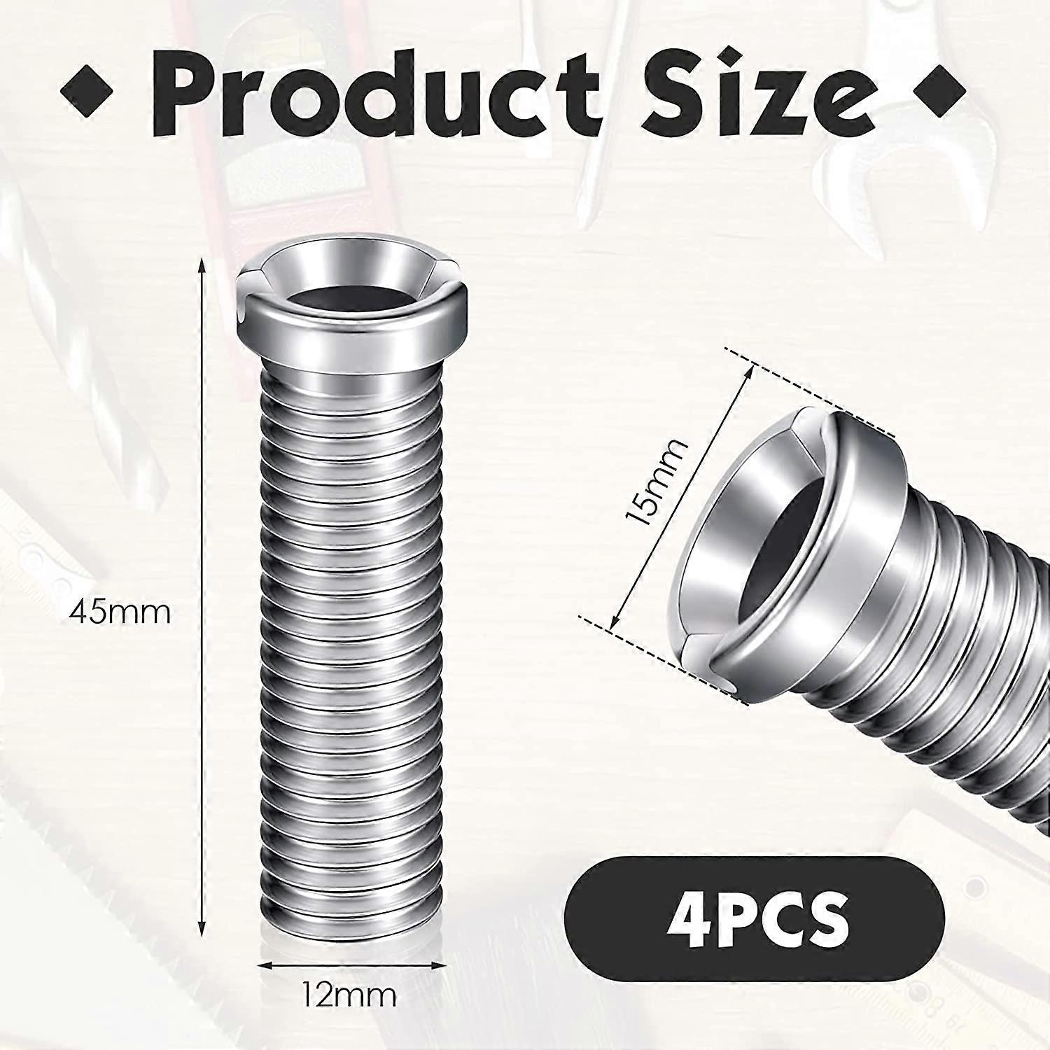 4 Sink Basket Screws 45mm Stainless Steel Drain Screws Fixing ...