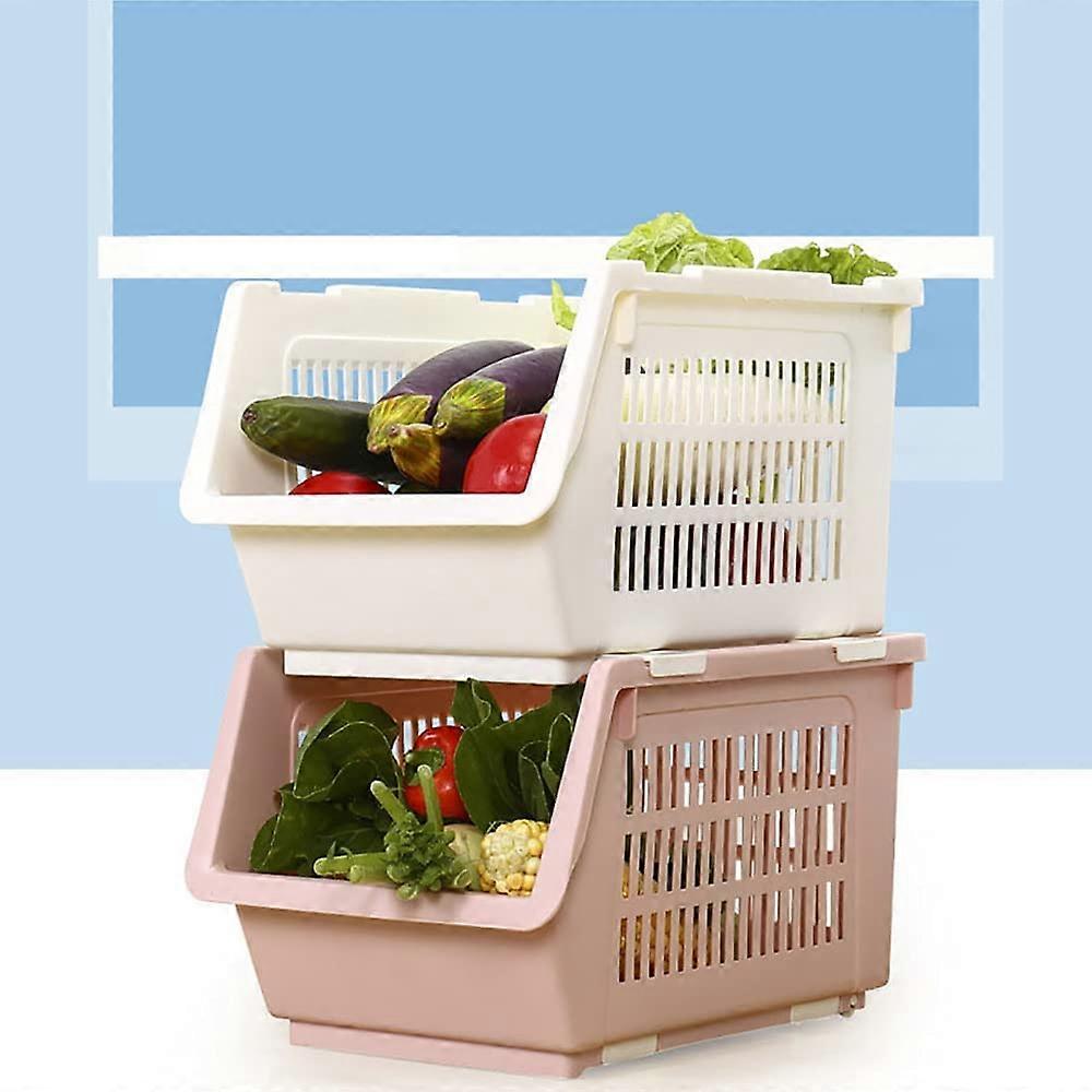 Square Plastic Fruit And Vegetable Storage Basket, Hollow Drain Basket ...