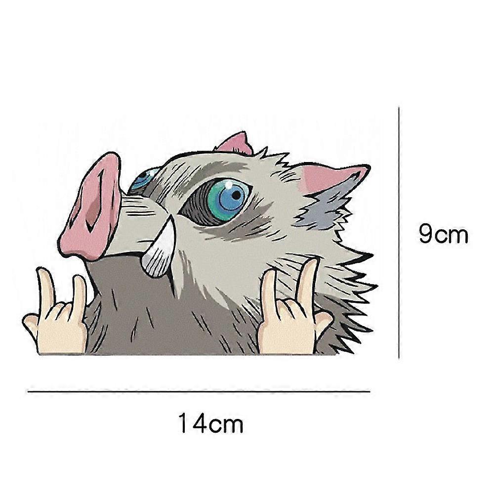 Demon Slayer Anime Car Sticker Tanjirou Nezuko Agatsuma Zenitsu ...